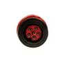 DAFA red lefthand, round 5 PIN plug connector From TrailerTek.com