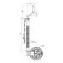 48MM JOCKEY WHEEL RIBBED WITH HD LP WHEEL