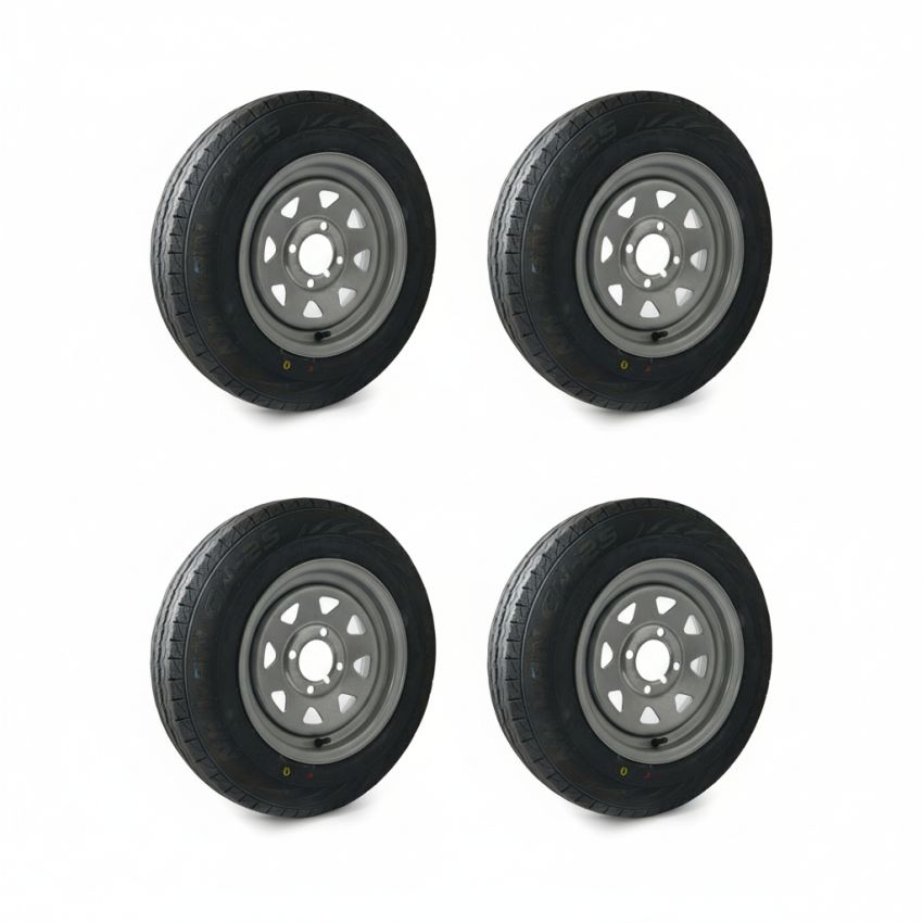 145 R12, 8 ply, 4 /4 PCD bundle x4