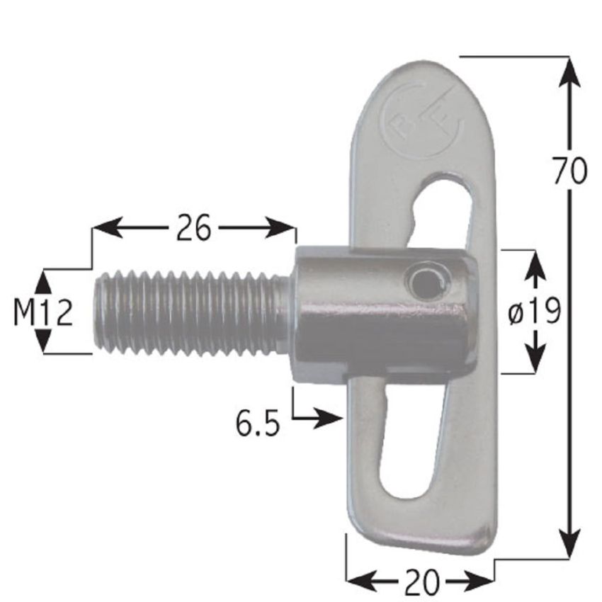 Stainless Steel Antiluce - 12 x 26mm From TrailerTek.com