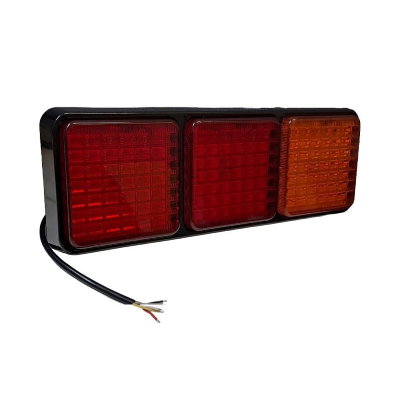 TrailerTek LED Truck Light Triple-Square, 3 Functions Position/Brake ...
