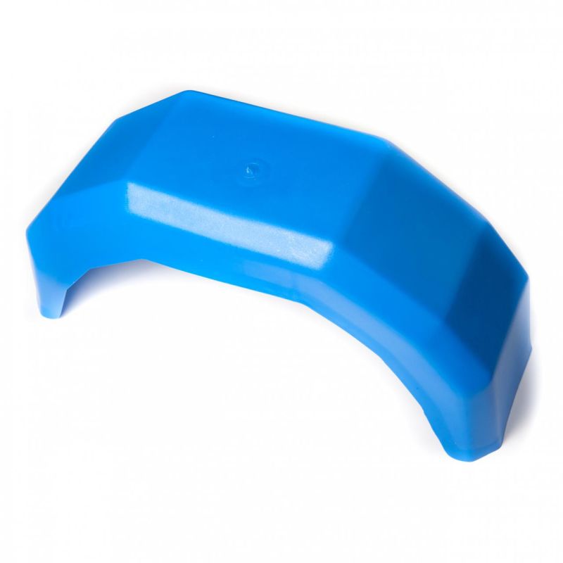 Blue PVC Rounded Mudguard (13" Single Axle)