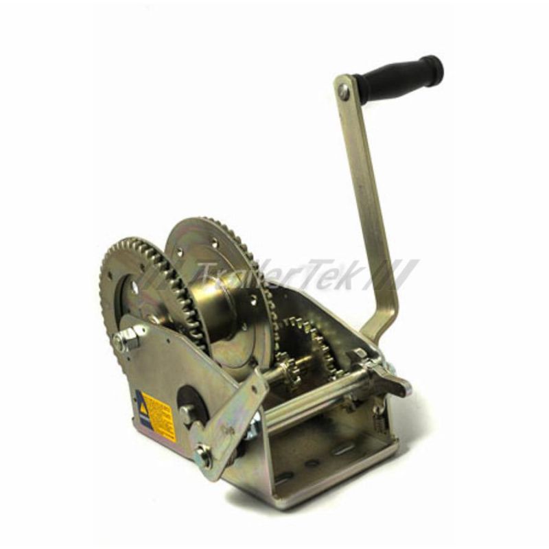TT Pro Plus 2-Speed Hand Winch, 1454kg/3200lb Capacity From TrailerTek.com