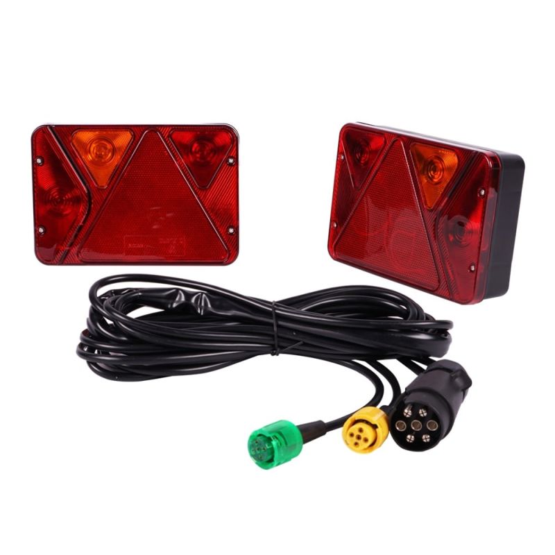 Bulb Trailer Light Kit,Screw Base with 5-Pin Quick Plug