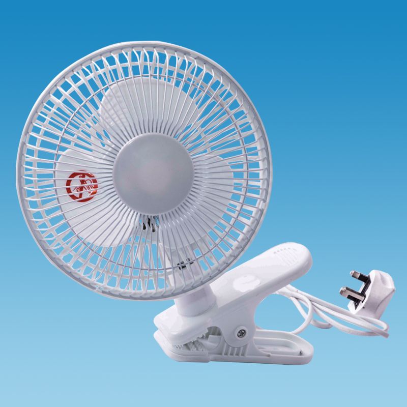 Clip-on Mains Fan (6")