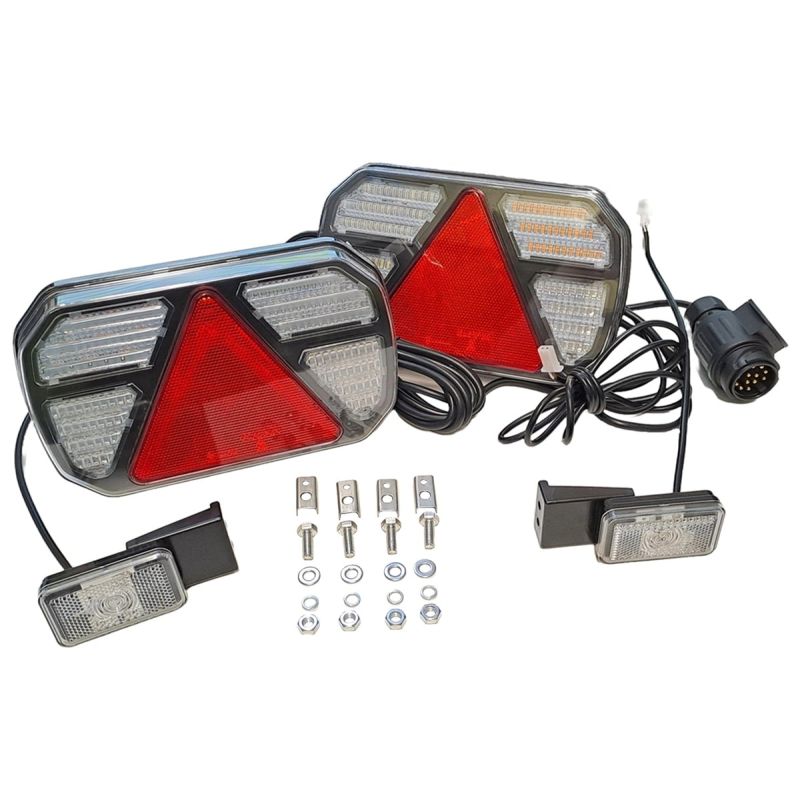 Trailer Light Wiring Kits TrailerTek LED CAN 7 Function Magnetic